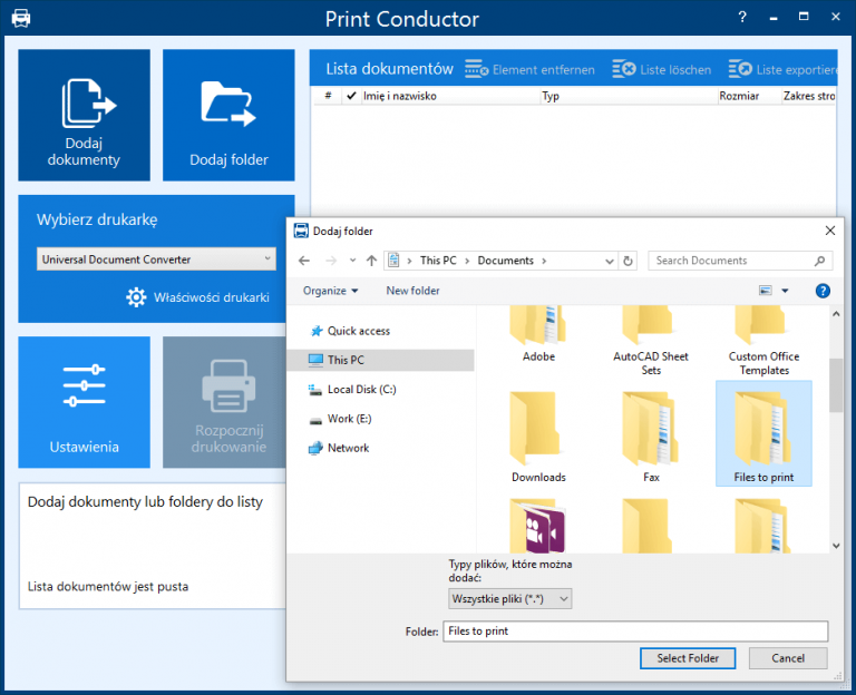 Jak działa Print Conductor? – Print Conductor